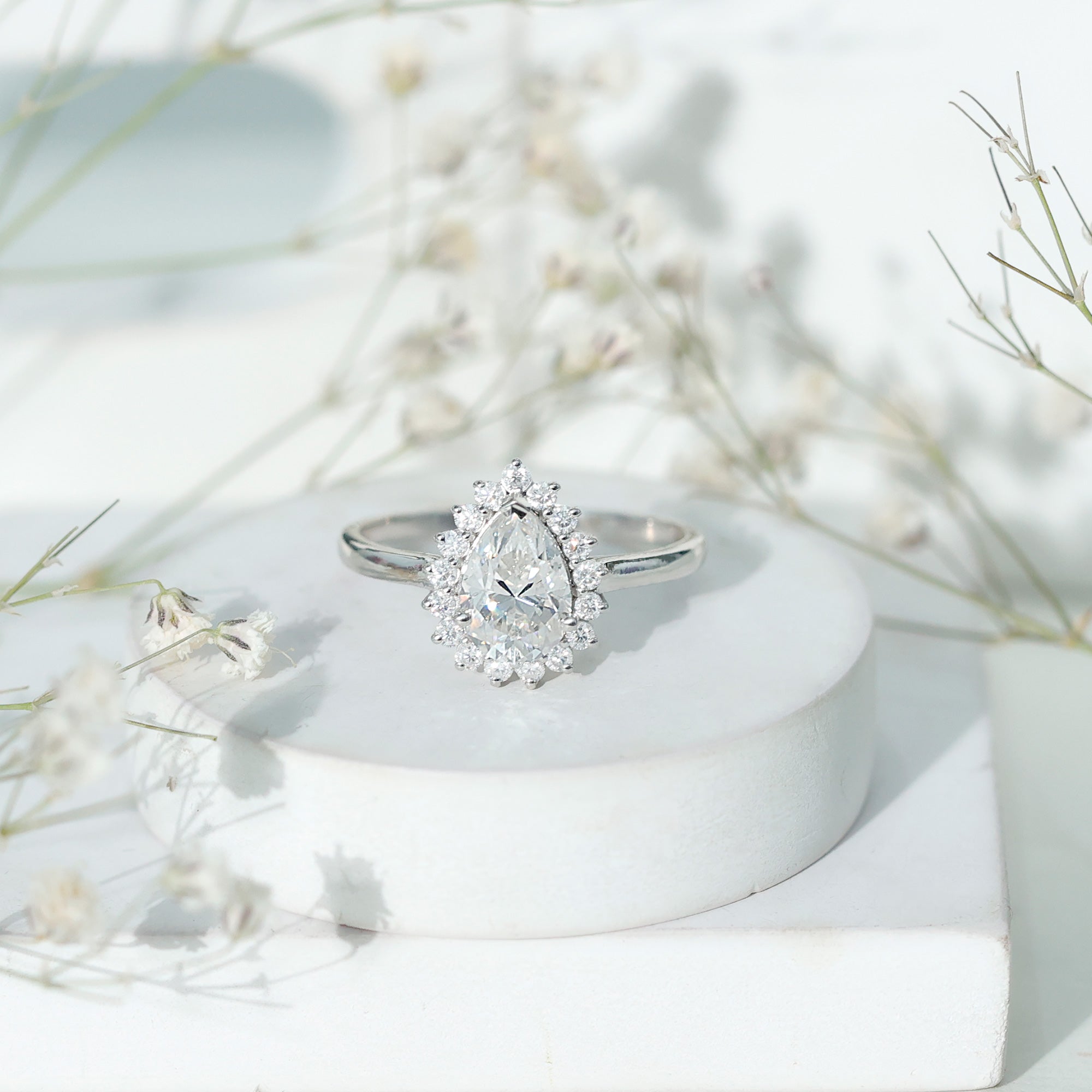 925 Italian Silver Zircon Stone Ring - Silver Desire